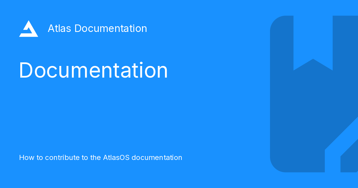 Documentation - Atlas Documentation