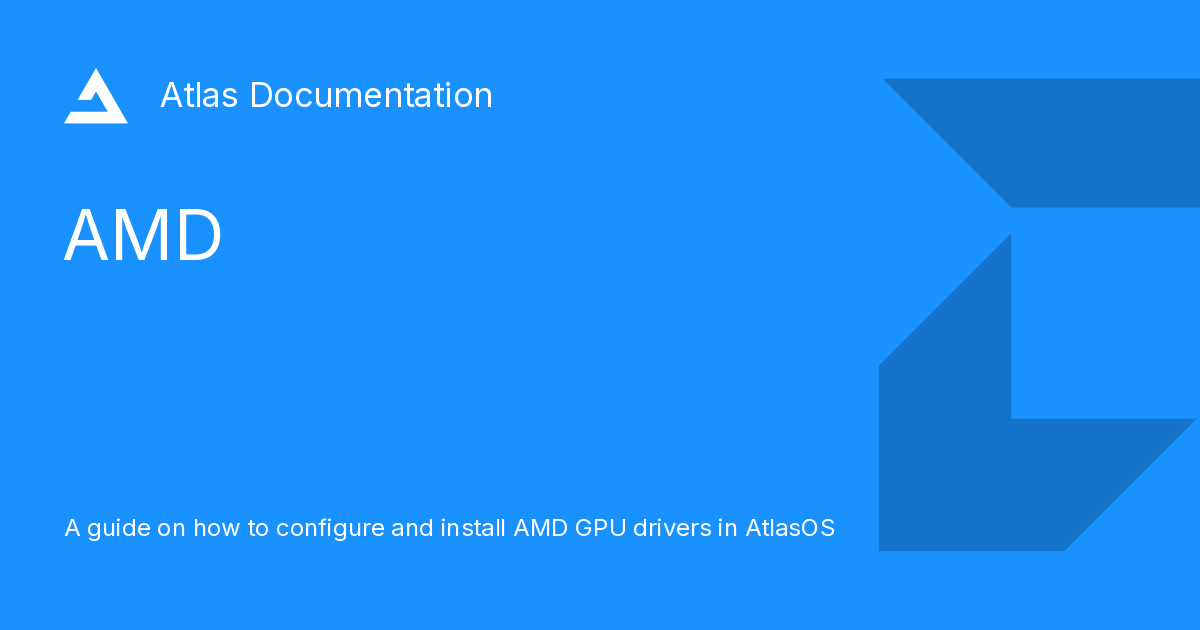 AMD - Atlas Documentation